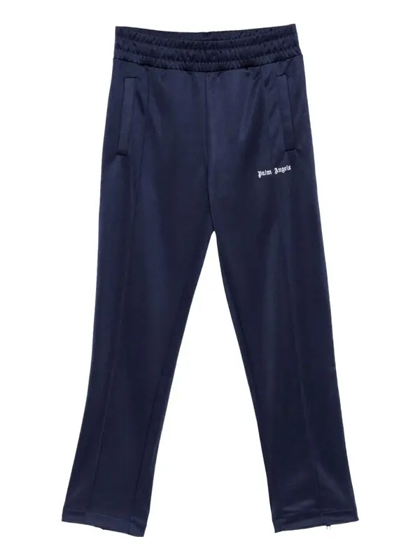 Palm Angels Elastic-waist Athletic Pants - Blue