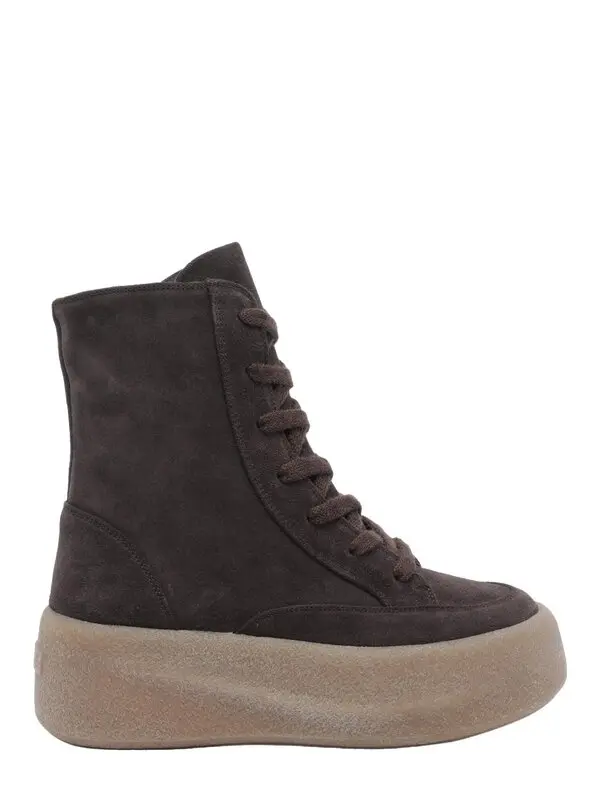 VIC MATIE Platform Ankle Boots - Black