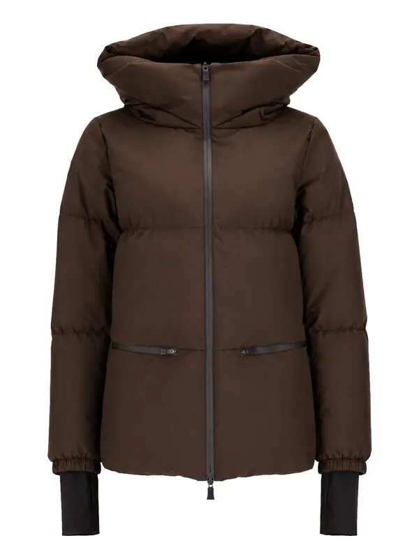 Herno Hooded Down Jacket - Brown