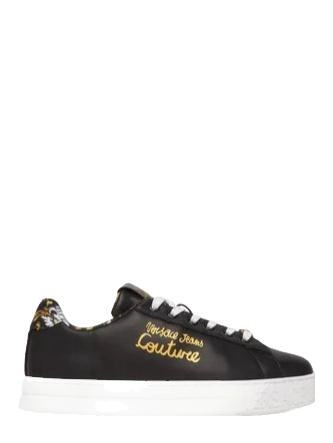 Versace Logo Sneakers - Black