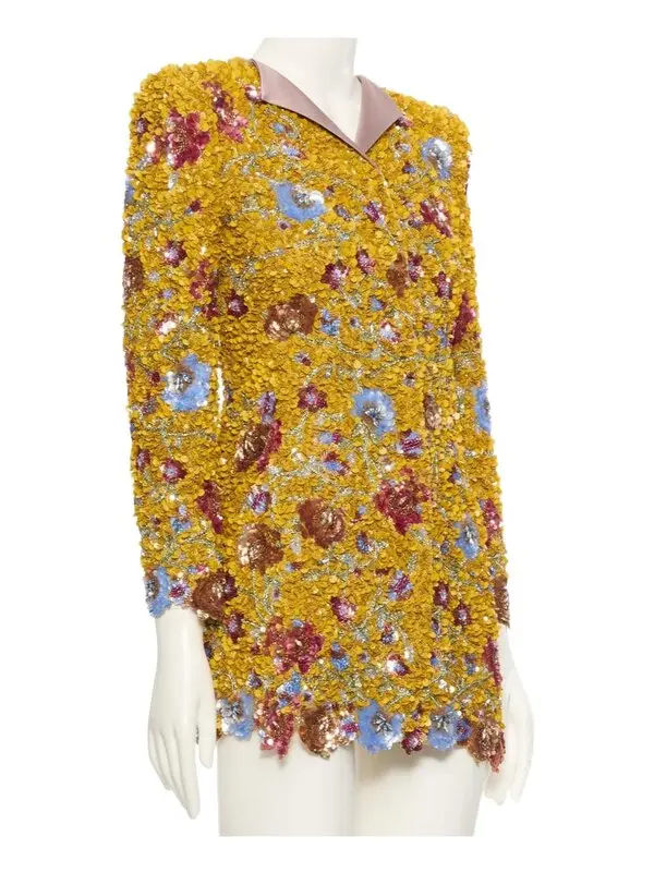 Valentino Garavani Embellished Long-sleeved Jacket - Multicolor