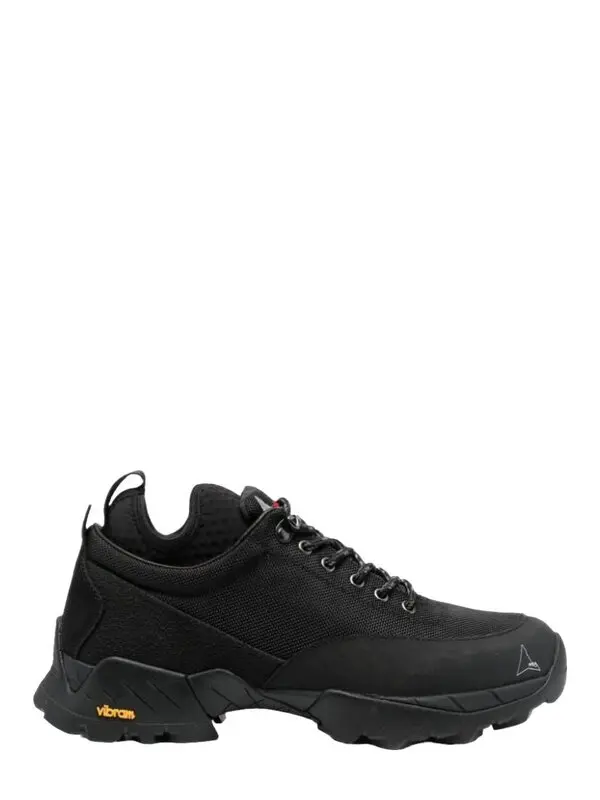 ROA Double Neal Canvas Sneakers - Black