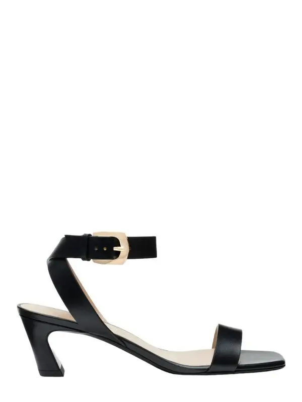 STUART WEITZMAN Sai Sandal With Block Heel - Black