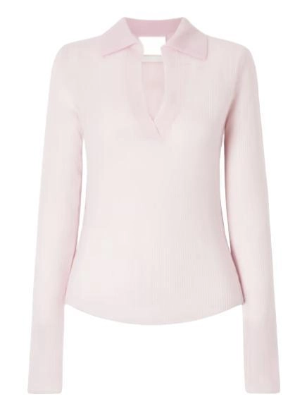 Citizens Of Humanity Simone Polo Sweater - Light Pink