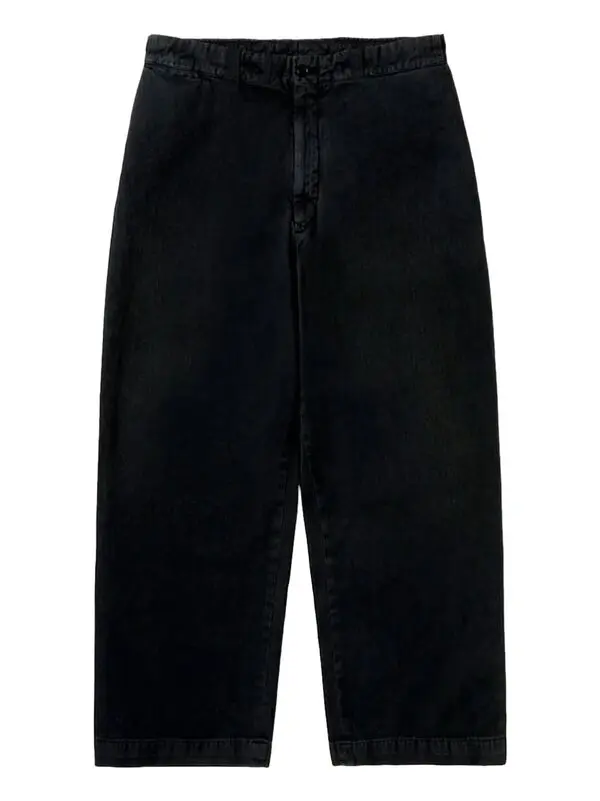 A.PRESSE Retro-style Type.4 Casual Pants - Black