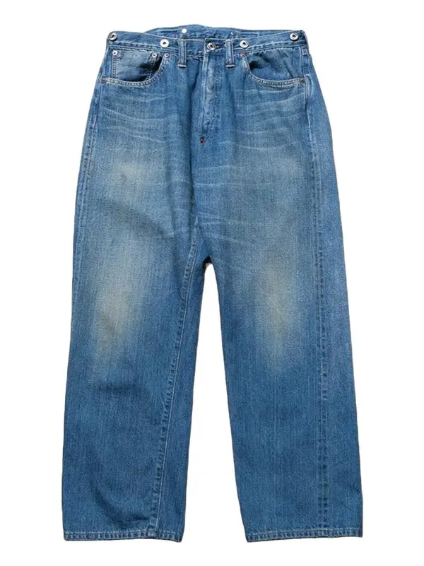 A.PRESSE No 2 Washed Straight-leg Jeans - Indigo
