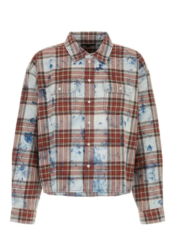 PURPLE BRAND Check Print Shirt - Multicolor