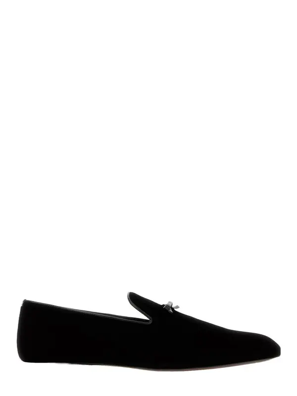 TOM FORD Velvet Loafers - Black