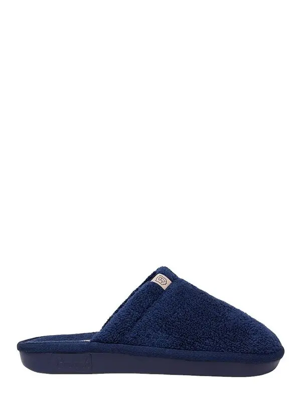 BRUNCH Essential Plush Terry Slippers - Navy