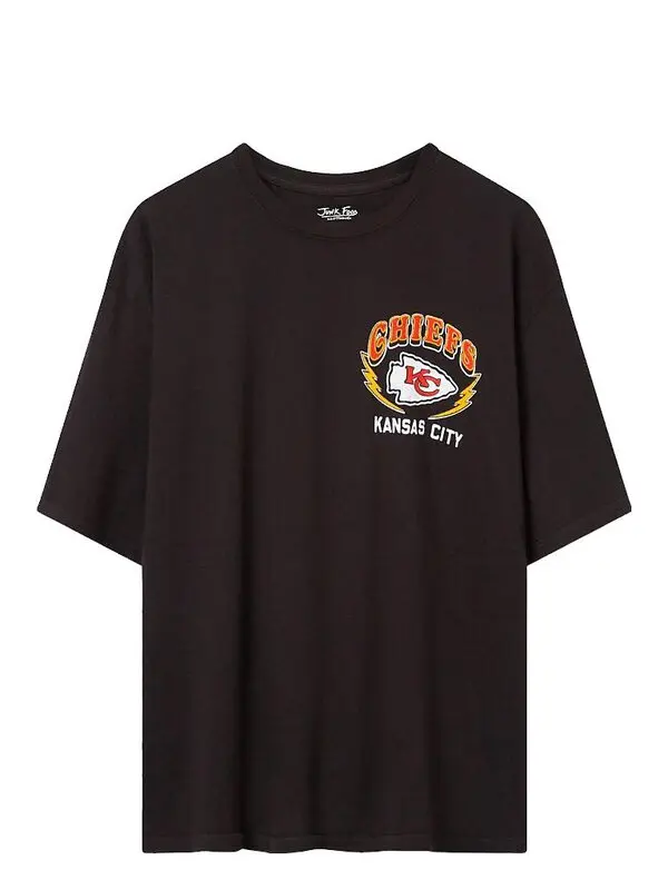 Junk Food Clothing Junk Food Kansas City Chiefs Oversized Graphic Tee - Black