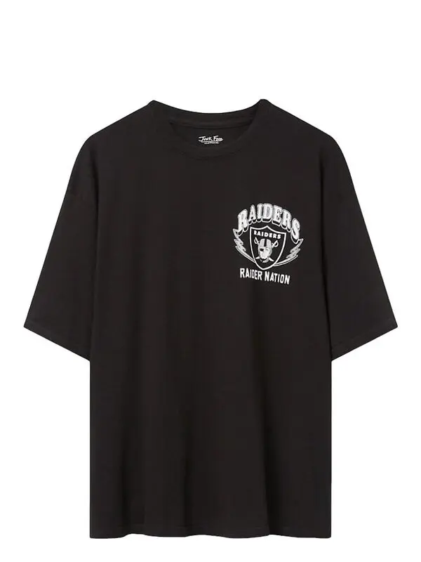 Junk Food Clothing Las Vegas Raiders City Series Oversized Tee - Black