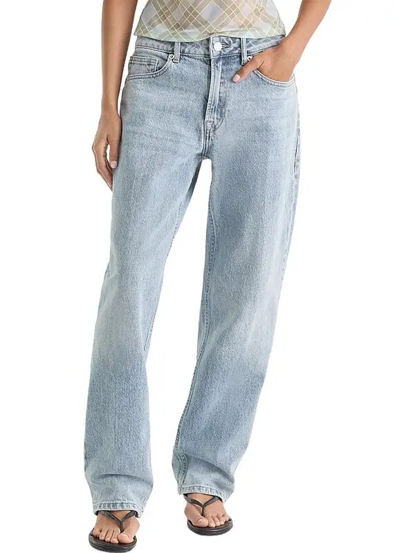 Good American Petite 90s Mid Rise Jeans - Indigo