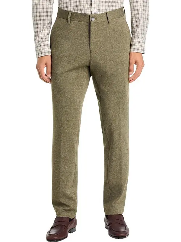 BOSS Genius Slim Fit Textured Pants - Open Green