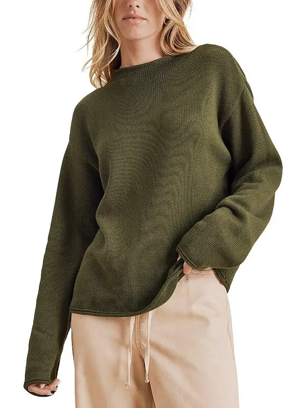 Splendid Elsie Roll Neck Sweater - Pine