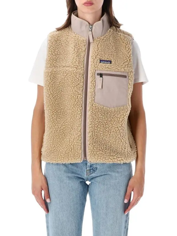 Patagonia Classic Retro-x® High-neck Fleece Vest - Brown