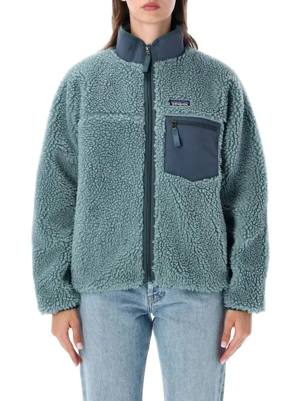 Patagonia Classic Retro-x® High-neck Zip Fleece Jacket - Blue