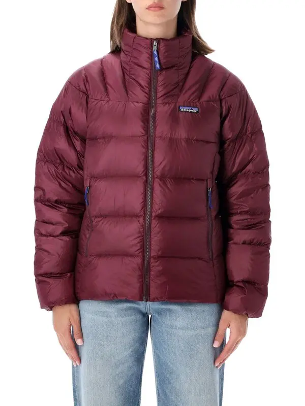 Patagonia Fitz Roy Relaxed-fit Short Down Jacket - Violet