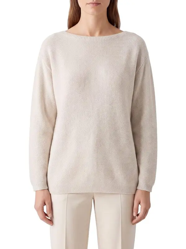 Fabiana Filippi Ribbed Sweater - Beige