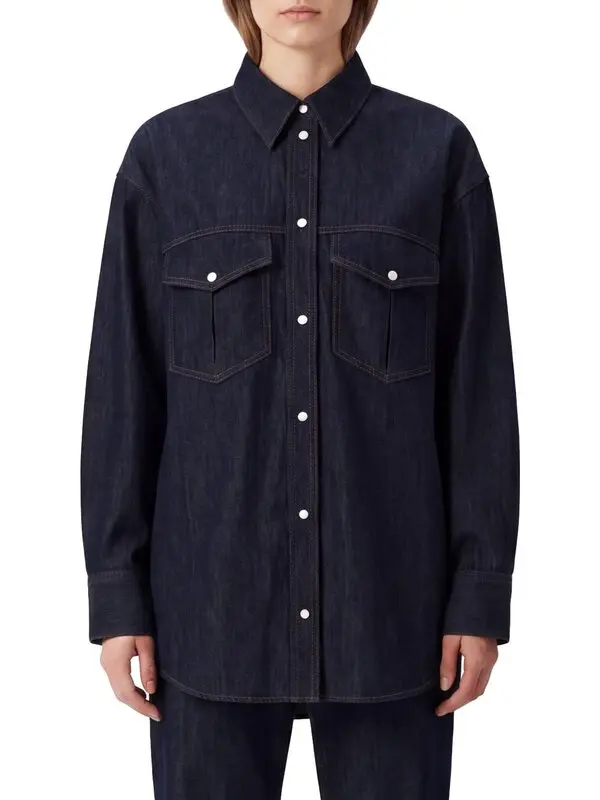 Khaite Denim Shirt - Blue