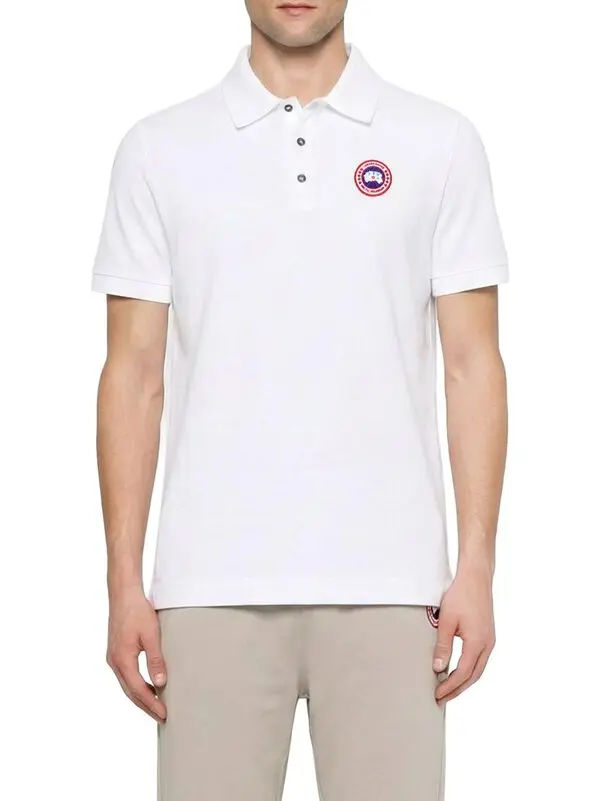 Canada Goose Slim-fit Polo Shirt - White