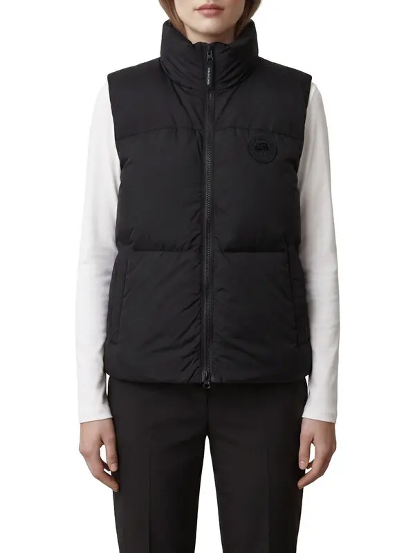 Canada Goose Fallon Quilted Down Gilet With Funnel Neck - Black