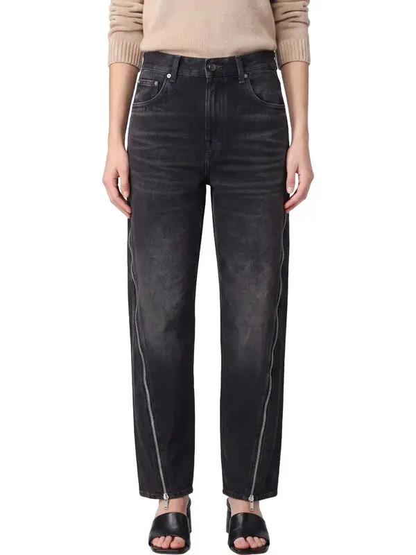 HAIKURE Bonnie High-waisted Wide-leg Jeans - Black