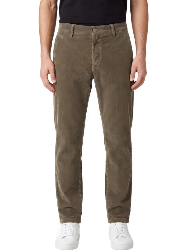 Jacob Cohen Slim Fit Corduroy Mid-rise Trousers - Grey