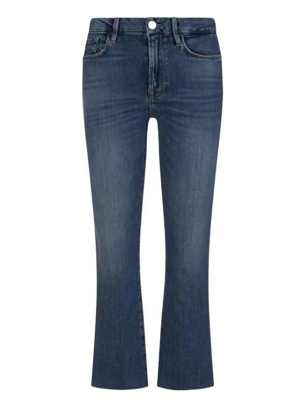 FRAME Le Crop Bootcut Jeans - Blue