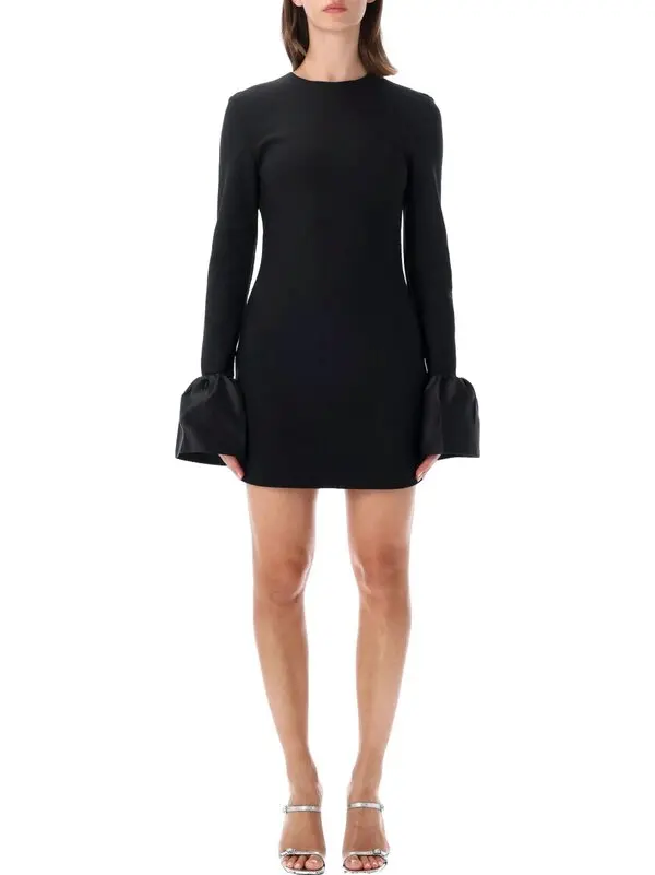 ROTATE BY BIRGER CHRISTENSEN Long Sleeve Mini Dress - Black