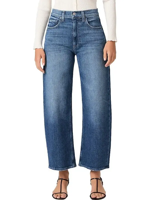 Paige Arellia High Rise Barrel Leg Jeans - Stoneview