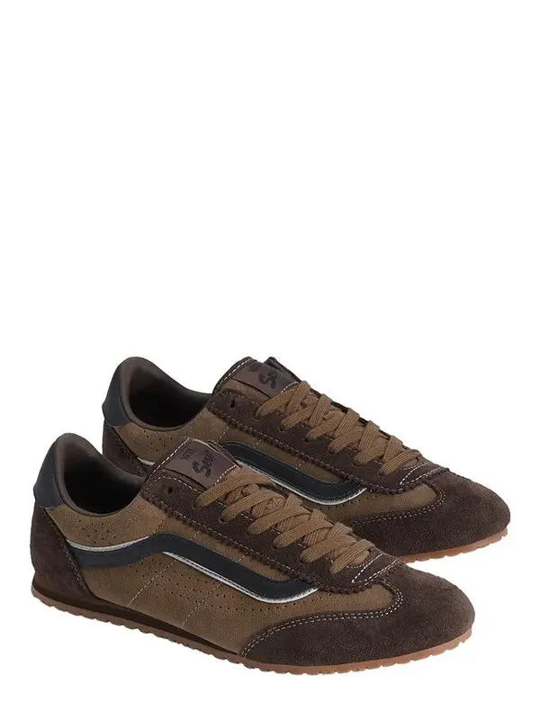 VANS Super Lowpro Suede Sneakers - Brown