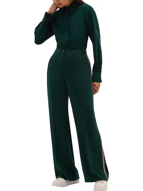 HOBBS LONDON Hadley Trousers - Dark Fir Green