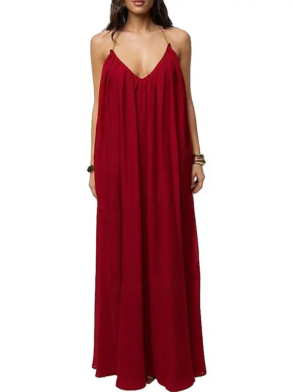 JLUXLABEL Hana Backless Maxi Dress - Red
