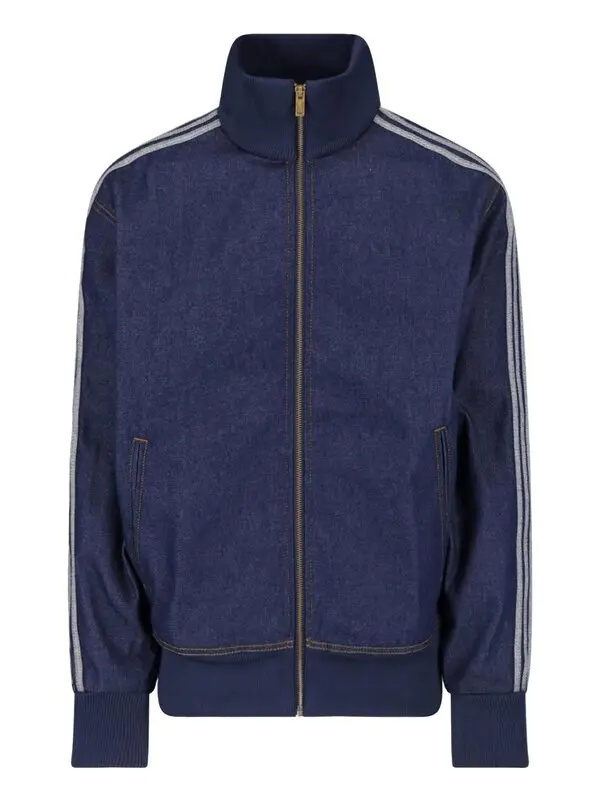 Adidas Denim Track Jacket - Blue