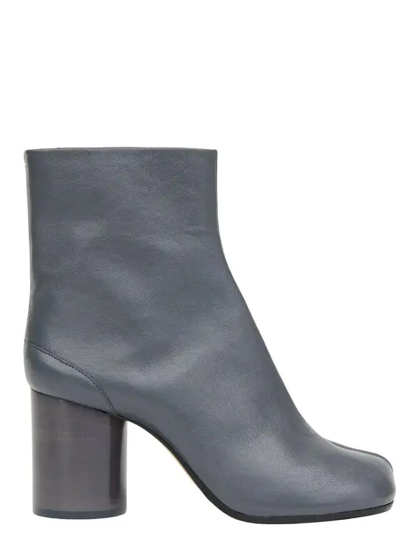 MAISON MARGIELA Nappa Leather Tabi Ankle Boots - Grey