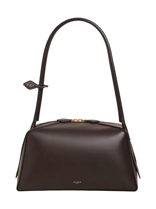 Alaïa Structured Leather Top-handle Bag - Brown