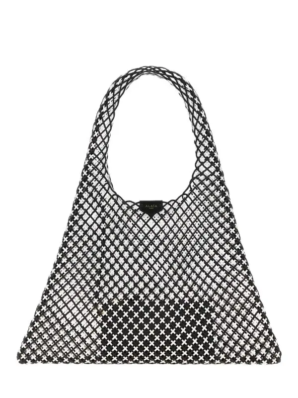 Alaïa Two-tone Mesh Shopper Handbag - Multicoloured