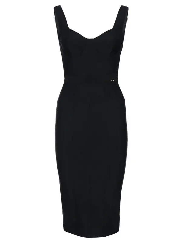Elisabetta Franchi Longuette Gown - Nero