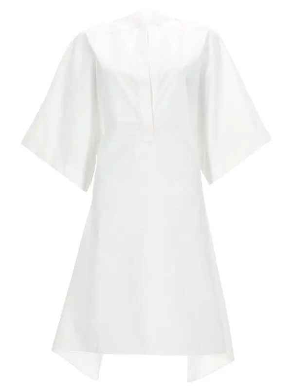 Jacquemus Cotton Shift Dress - White