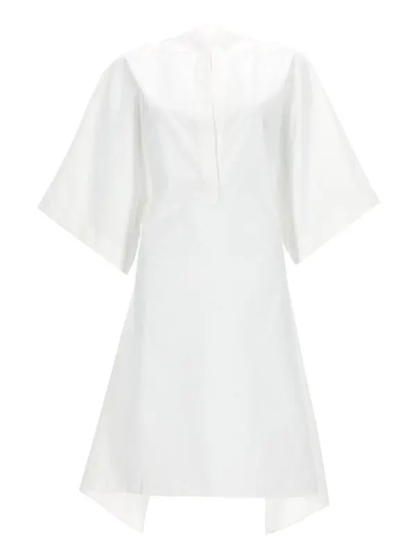 Jacquemus Cotton Shift Dress - White