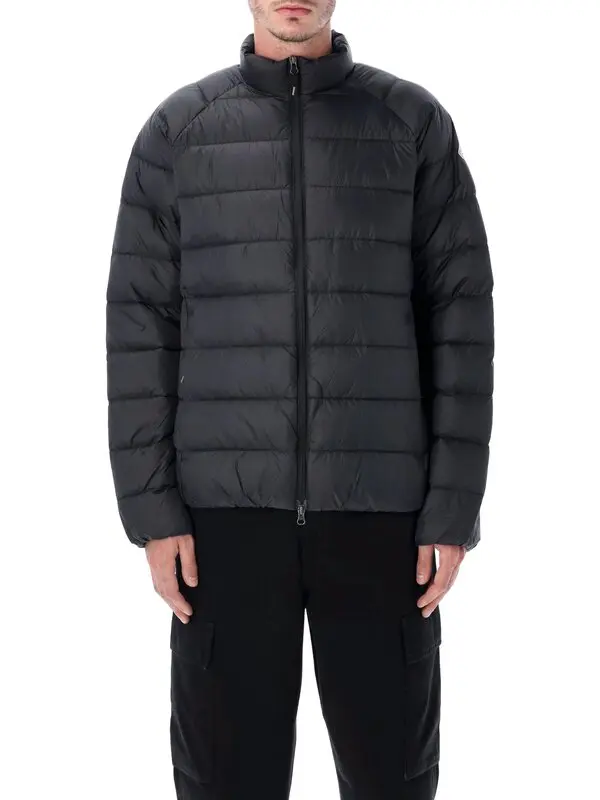 Pyrenex Quilted Stand Collar Down Puffer Jacket - Nero