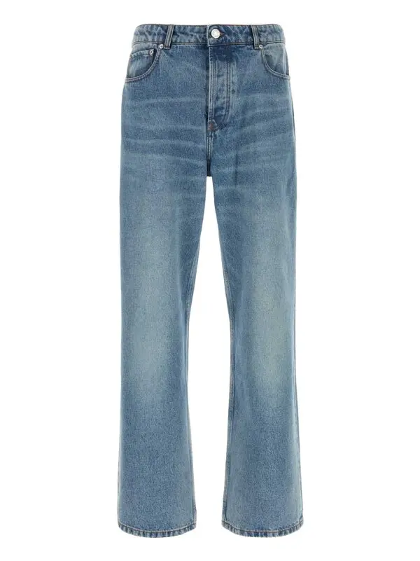 AMI Paris Straight-leg Jeans - Light Blue