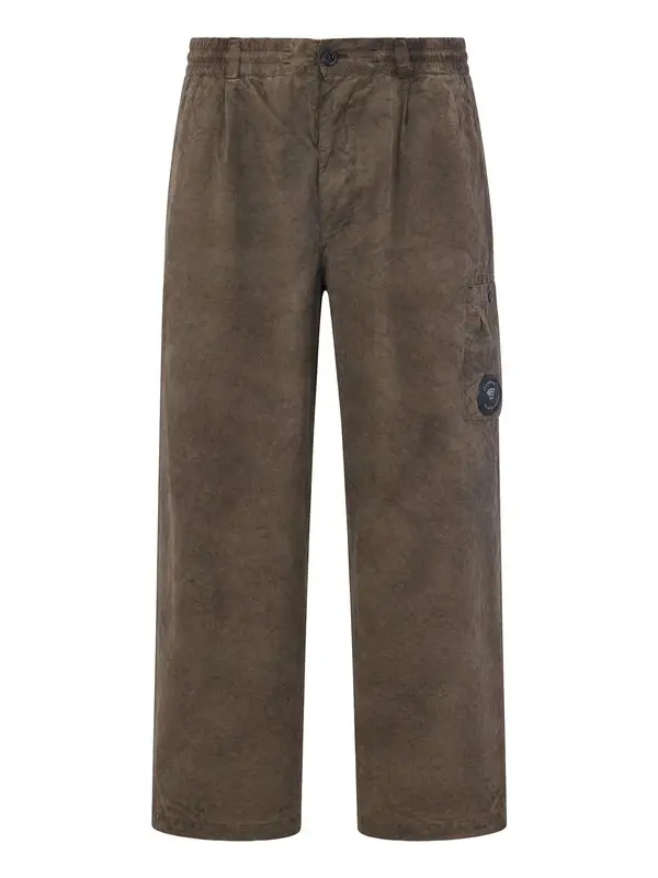 C.P. COMPANY Nylon Cargo Trousers - Re-color Brown