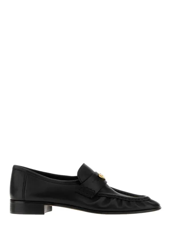 Chloé Leather Loafers - Black