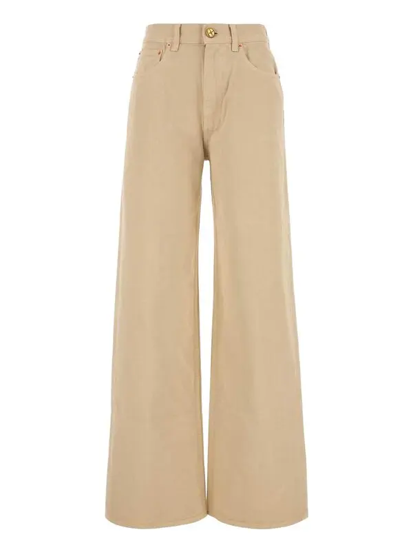 BLAZE Nariida Wide-leg Denim Jeans - Beige O Tan