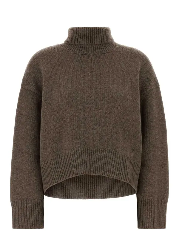 Loulou De Saison Jonah" Cashmere Turtleneck Sweater - Brown