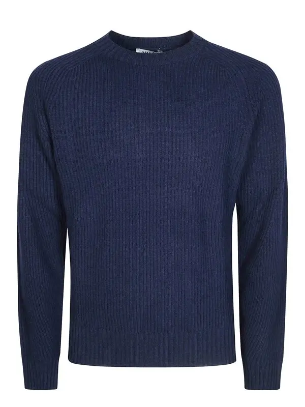 Altea Wool Crewneck Sweater - Blu