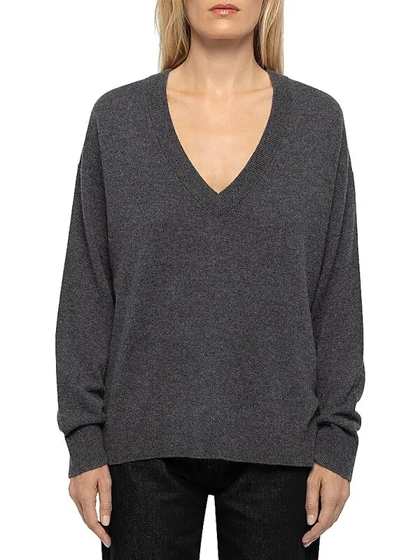 Zadig&Voltaire Mikyz Cashmere Cardigan - Anthracite