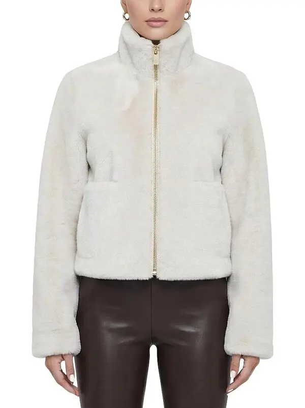 Gorski Merino Shearling Lamb Jacket - Cream