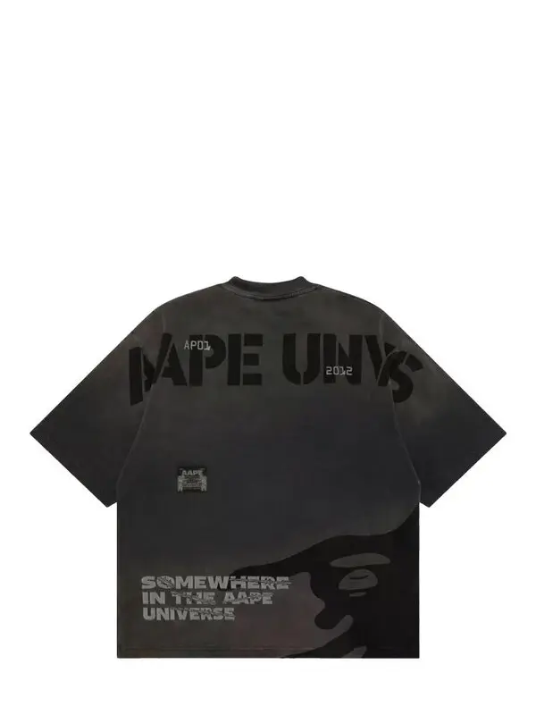 AAPE BY *A BATHING APE Aapeunvs Graphic-print T-shirt - Black